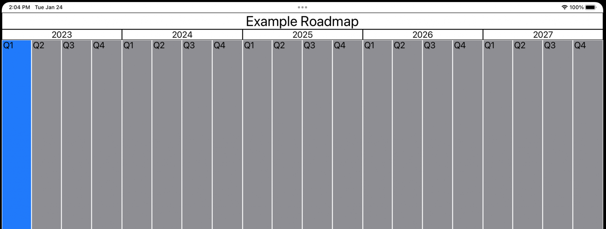 Creating a Roadmap - Tutorial - b-radware